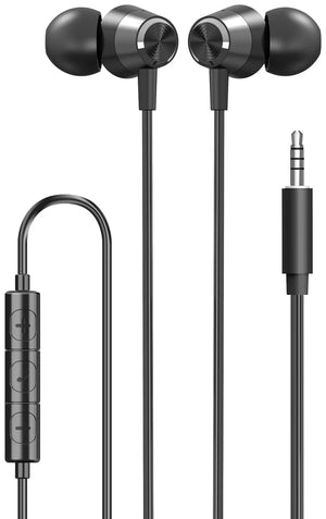 XQISIT - with Inline Remote and Mic - Headphones Earphones Wired for i